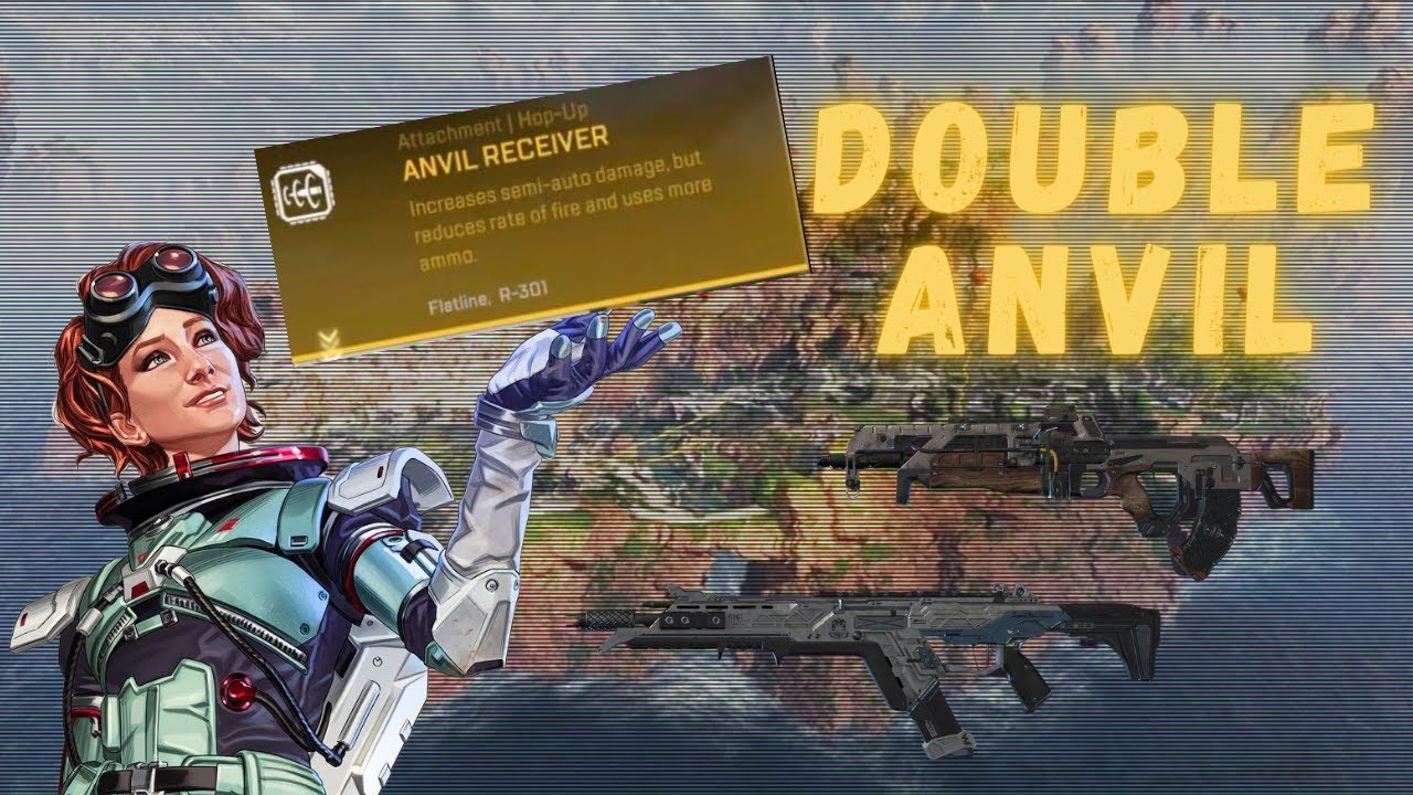 DOUBLE ANVIL RECEIVER! 12 KILLS R-301 + FLATLINE - APEX LEGENDS SEASON ...