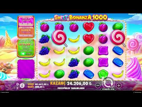 💥 SWEET BONANZA 1000'DA DEV KAZANÇ! 🍬 BU NEYDİ BÖYLE?! 😱