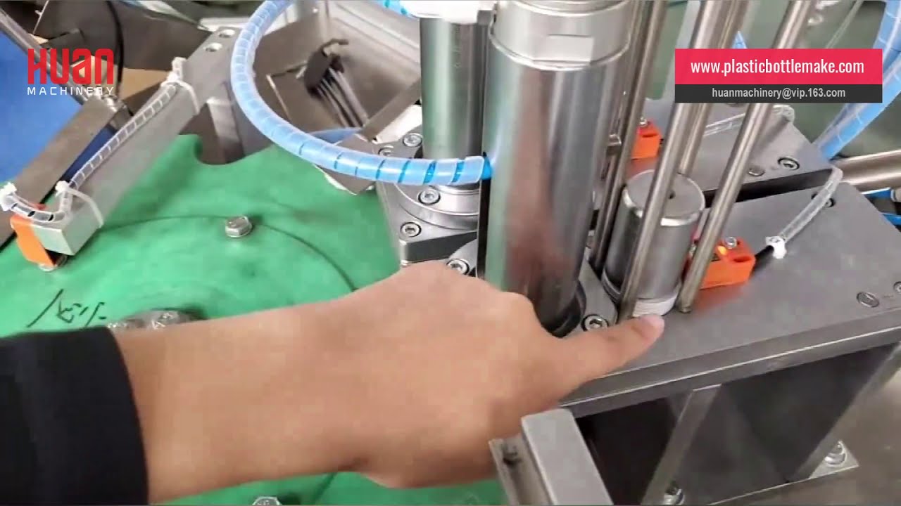 liner insert, gasket wadding, cap assembly combined machine - YouTube