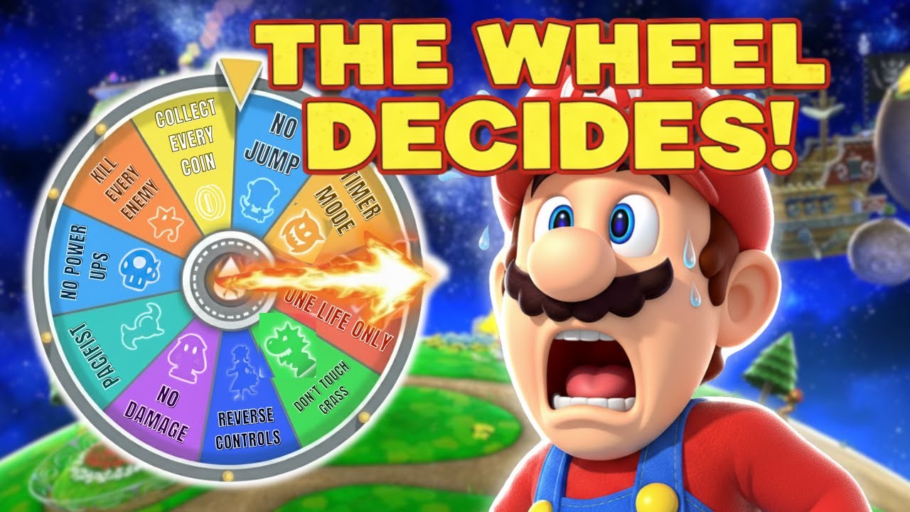 Super Mario Galaxy, But a WHEEL Picks My CHALLENGE (Part 1) - YouTube