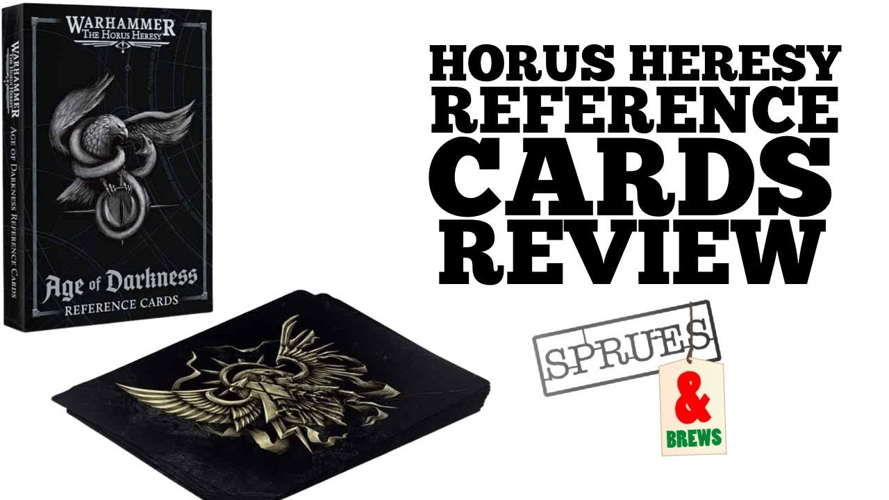 Age of Darkness Reference Cards Unboxing - Warhammer The Horus Heresy ...