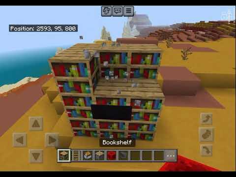 Minecraft Secret Bookshelf Tutorial - YouTube