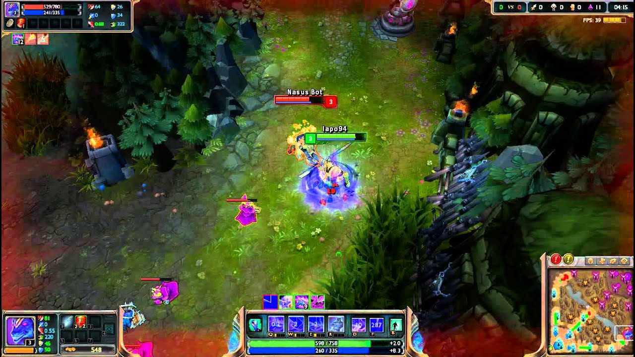 New Season 4 Bushes + Nasus Visual Upgrade!! Preview on PBE League of ...