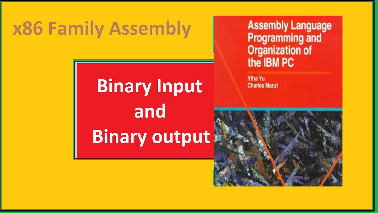 Computer Organization and assembly Language| Binary Input | Binary ...