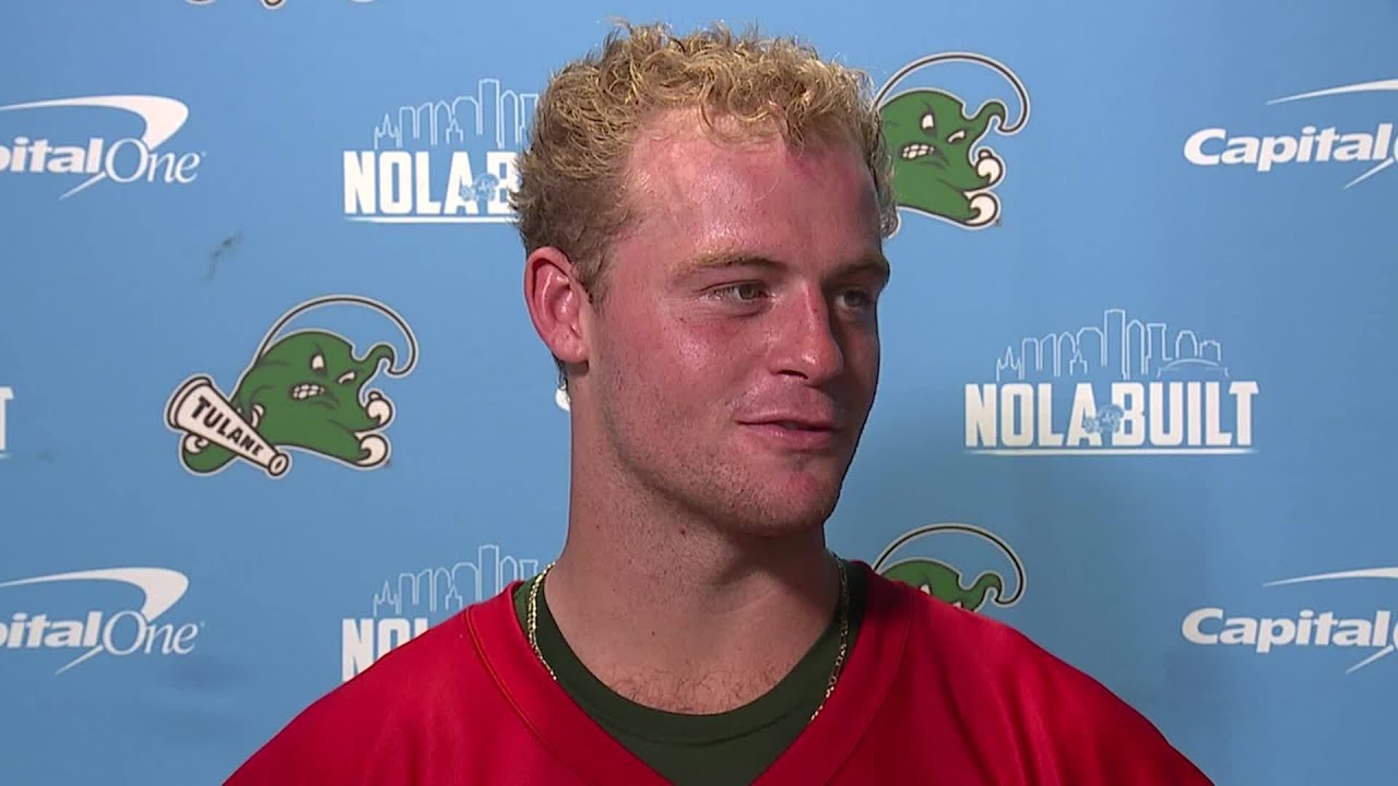 Tulane quarterback Michael Pratt after first day of 2023 fall camp ...