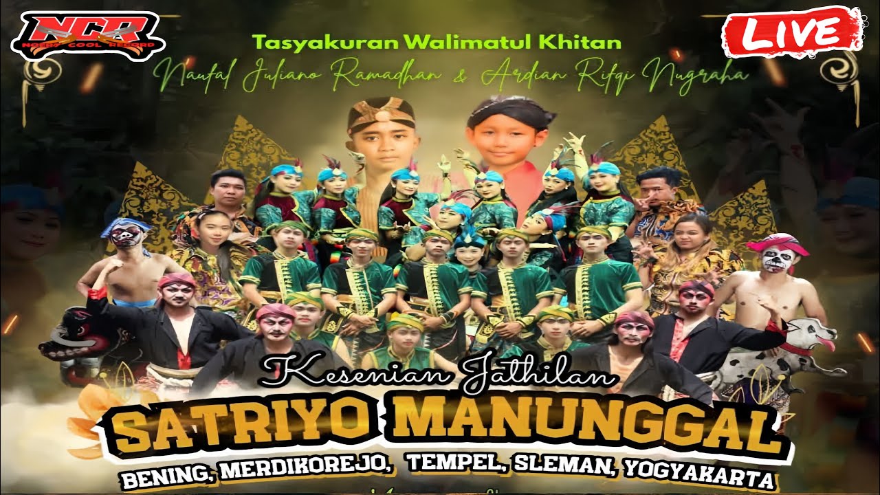 🛑 Live Kesenian Jathilan SATRIYO MANUNGGAL📍Bening Merdikorejo Tempel ...
