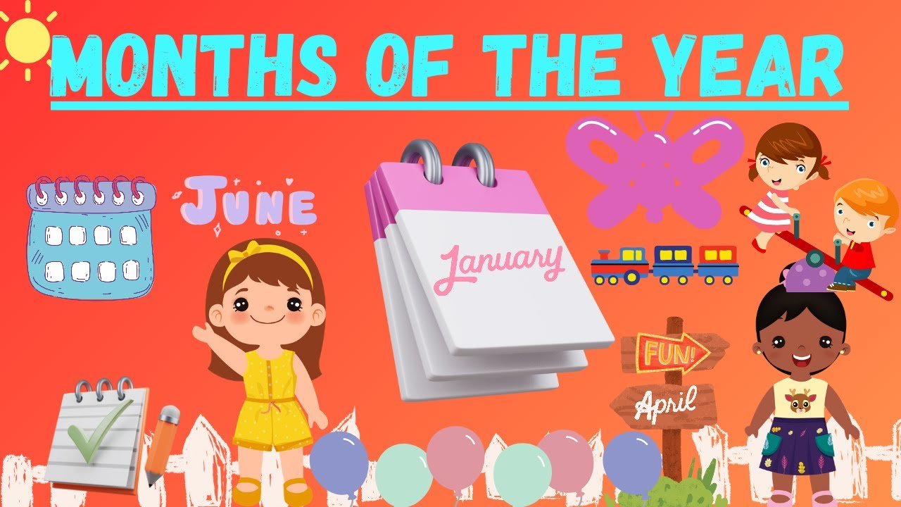 Months of the year|English months|With spellings|12 Months|January ...