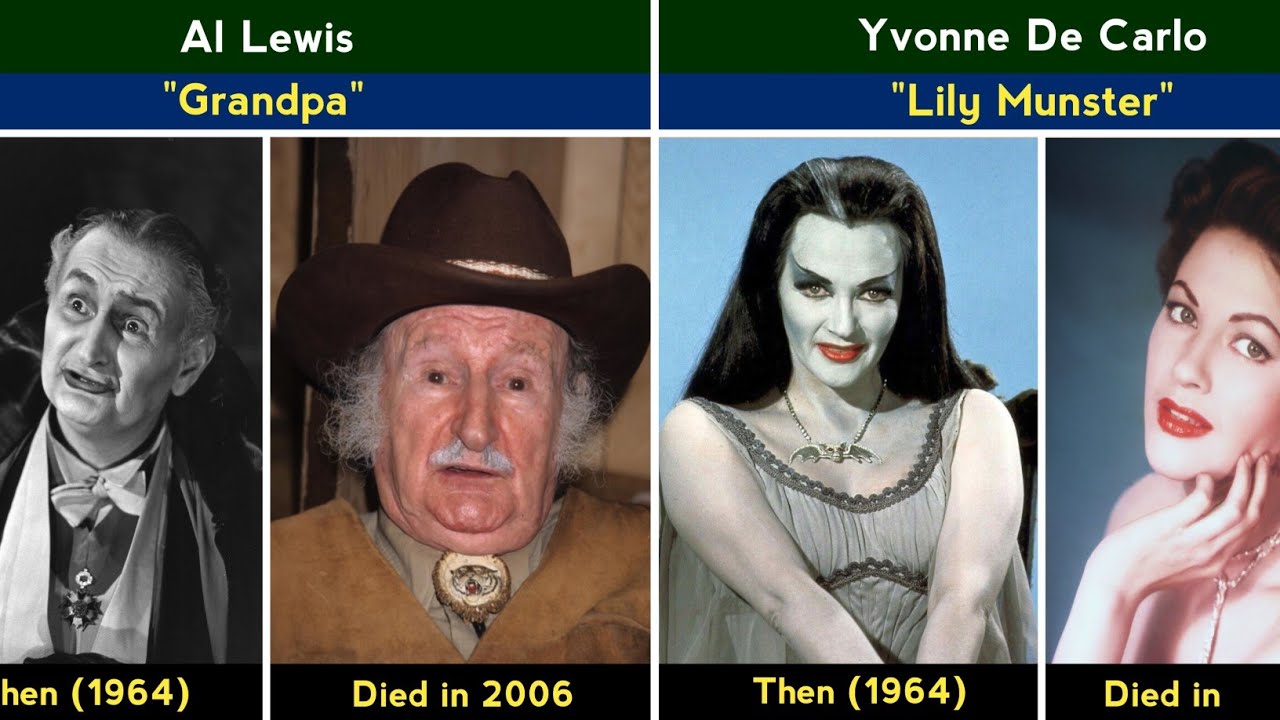 The Munsters (1964) Cast Then and Now (2024) #comparison - YouTube
