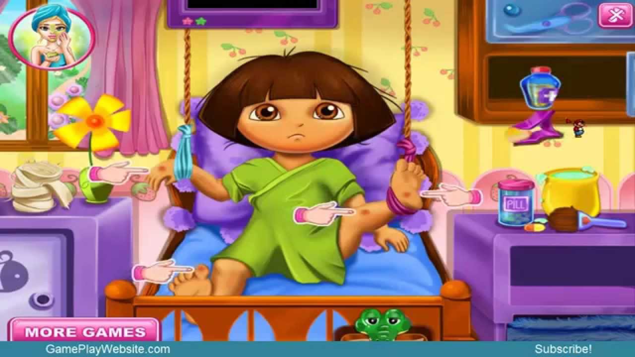 Dora online game compilation - baby games - YouTube