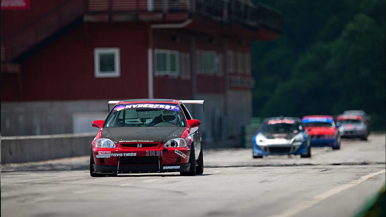 K20 Type R Swapped EM1 Hyperfest GT Full Race at VIR - YouTube