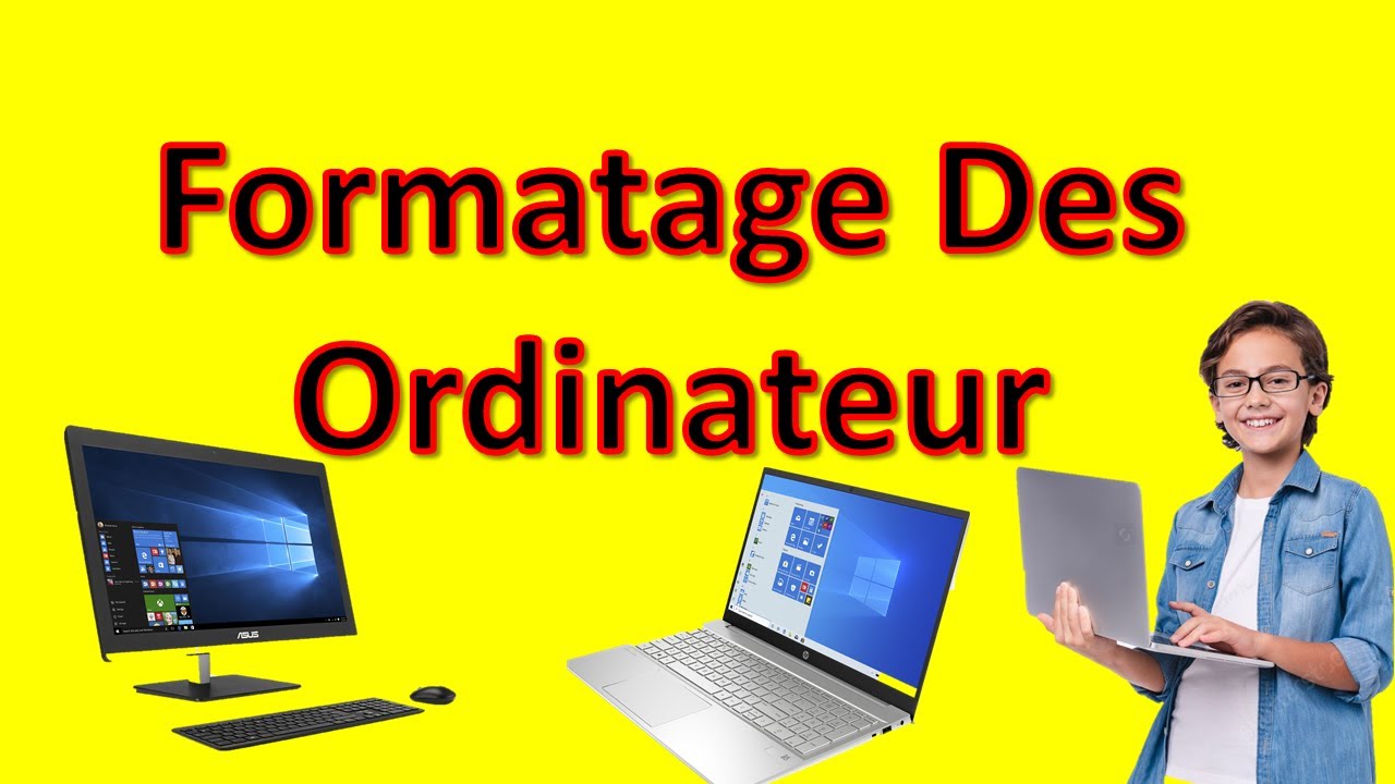 Formatage des ordinateur(Installation Windows) - YouTube