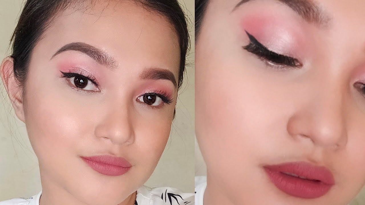 Everyday Makeup Tutorial | Easy Pink Eye Shadow - YouTube