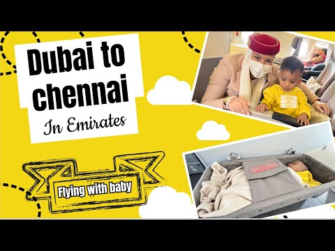 Dubai To Chennai Emirates Vlog In Tamil | Flying with baby | Emirates ...