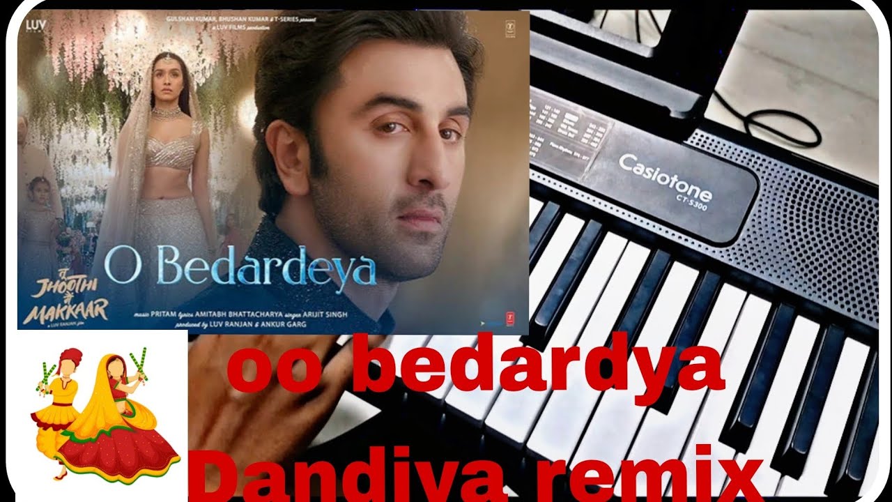 OO bedardya Dandiya remix piano music #dandiya - YouTube