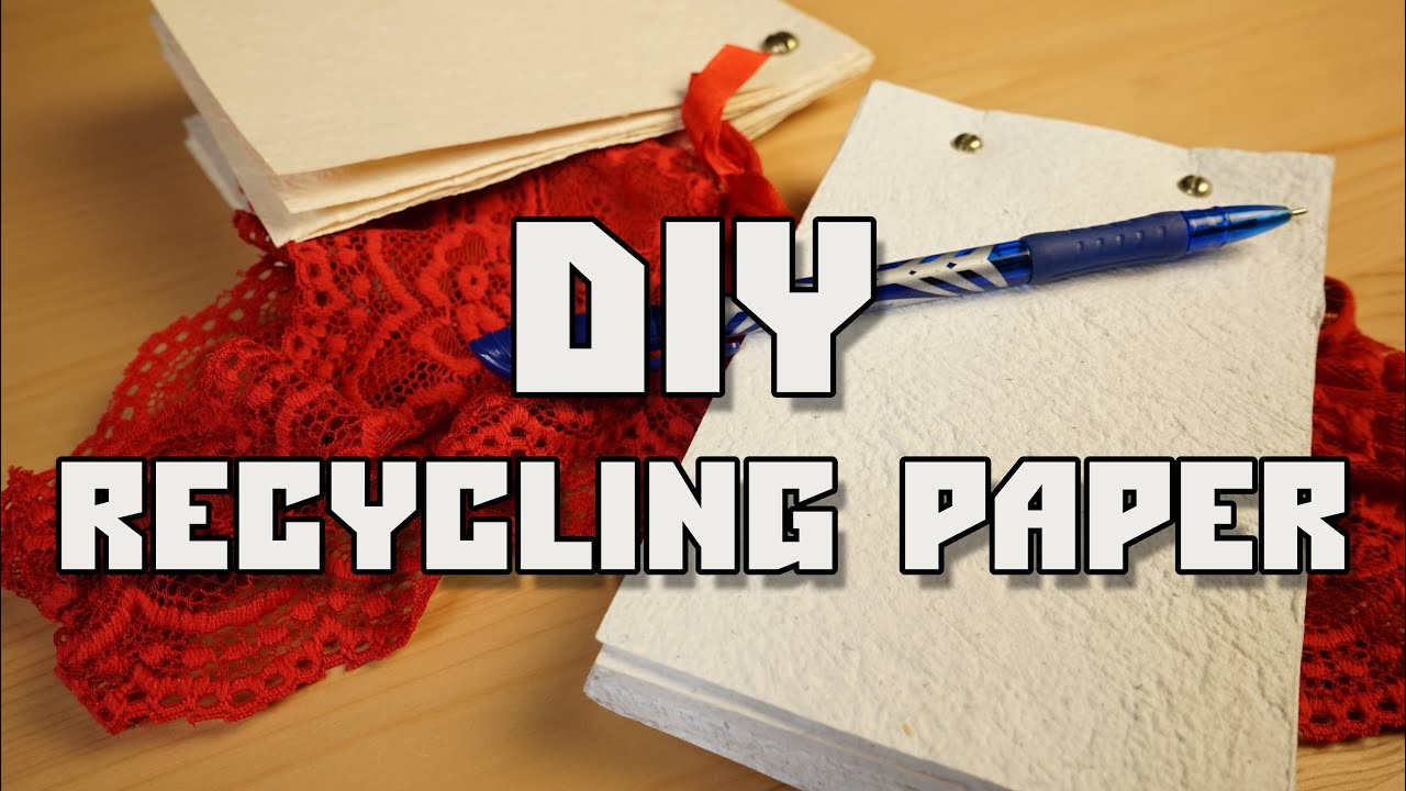 DIY Recycling paper | handmade paper - YouTube