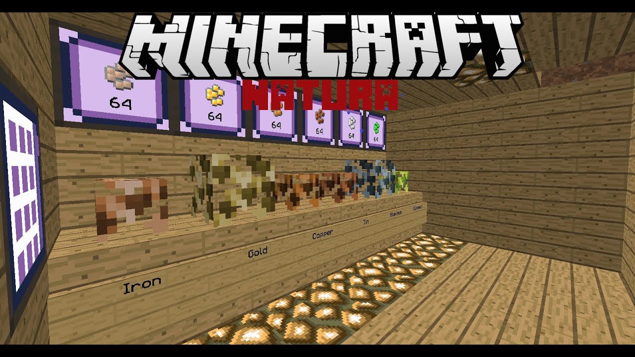 Minecraft Natura:Grow your own berries - YouTube