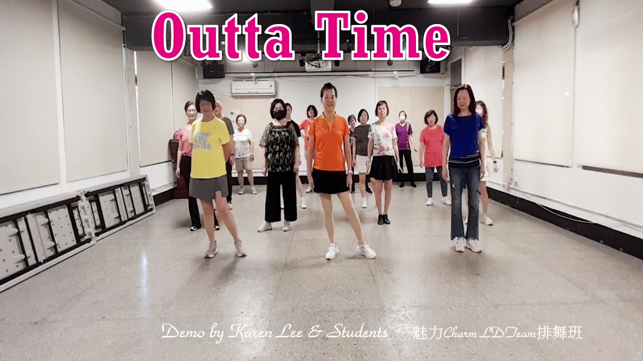 Outta Time - Line Dance (Absolute Beginner) - YouTube