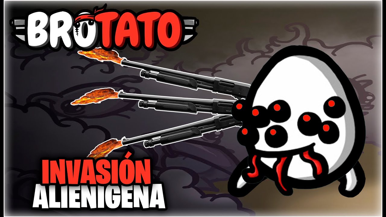 MIL OJOS y UNA ESCOPETA El Alien más asesino | Brotato [Gameplay ...