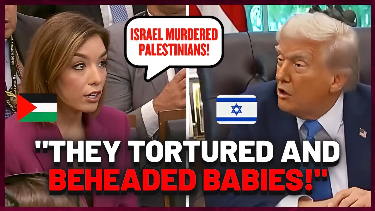 Anti-Israel Reporter CONFRONTS Trump on Gaza Deaths, Then Gets Taught A ...