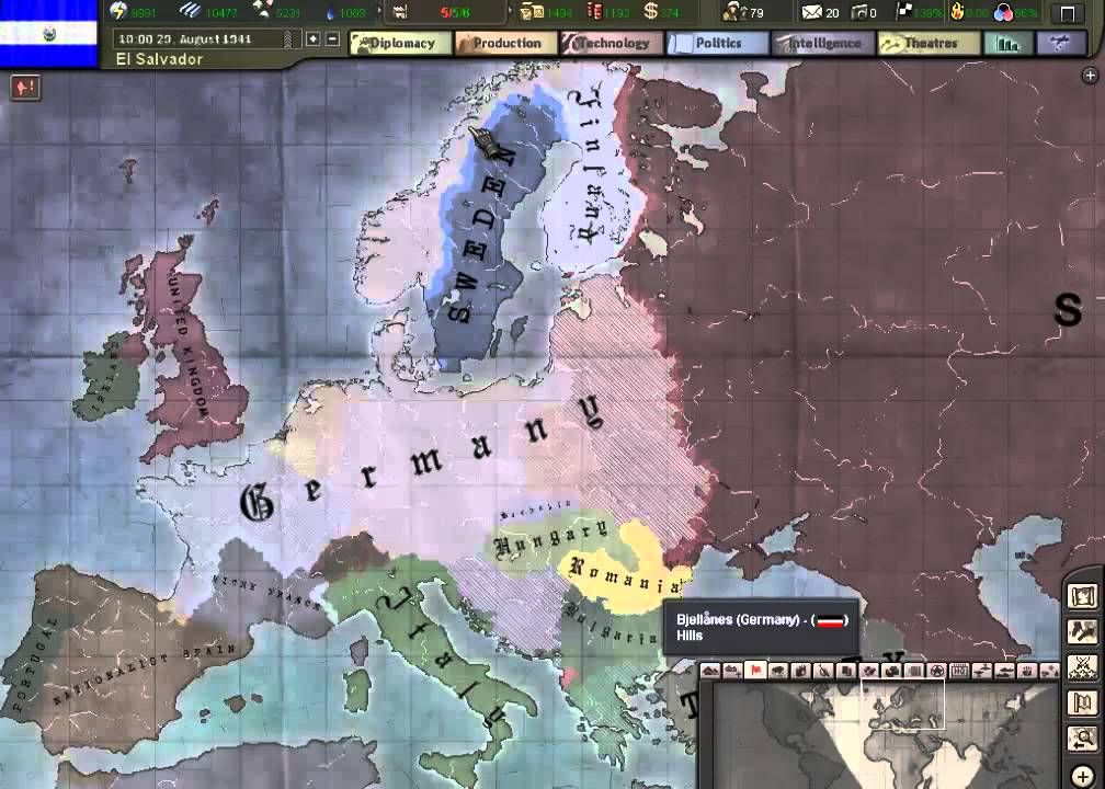 HOI3 timelapse # 3 Fall eines Imperiums - YouTube