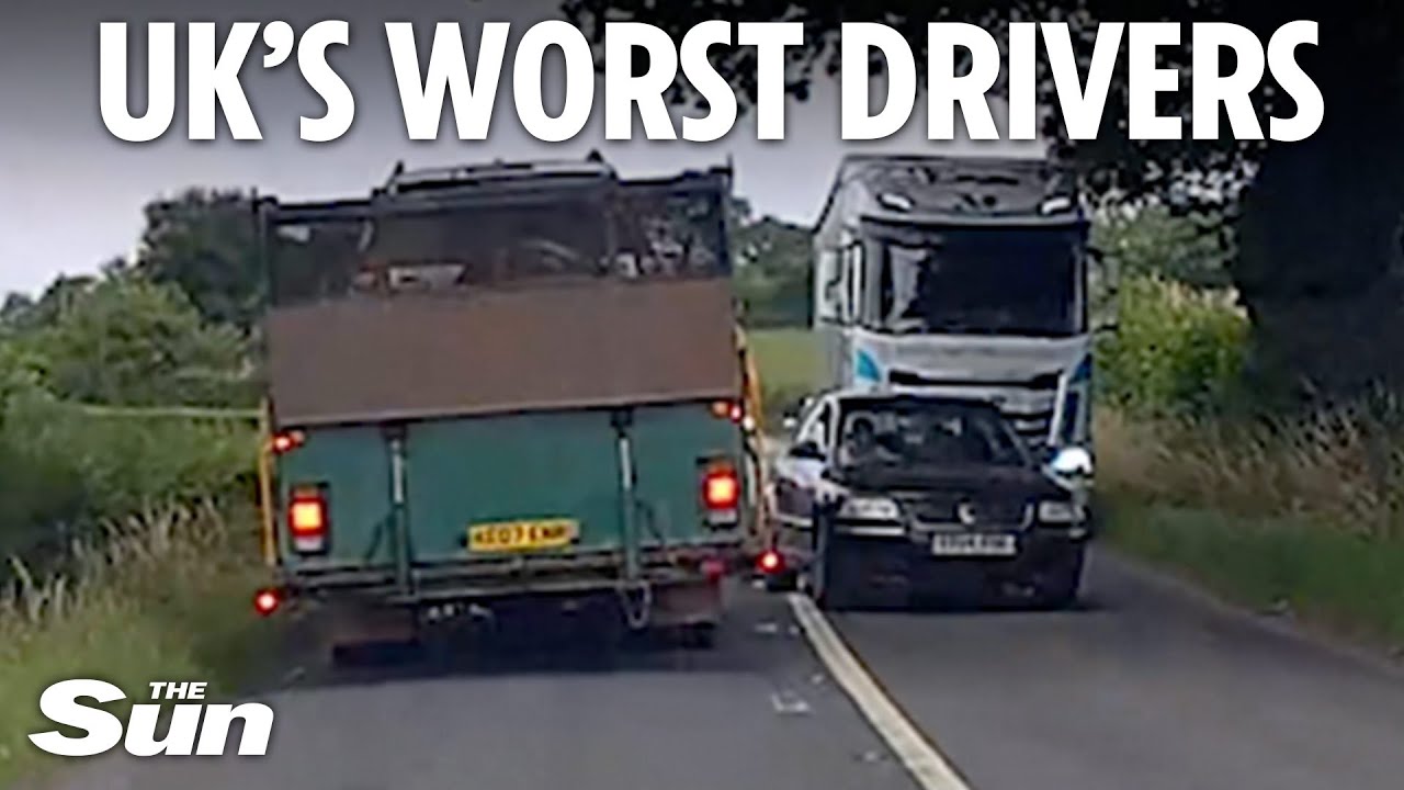 Britains 'WORST drivers' exposed in heart-stopping dash-cam footage ...