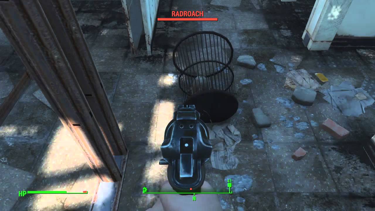 Fallout 4 rad roach in a can - YouTube