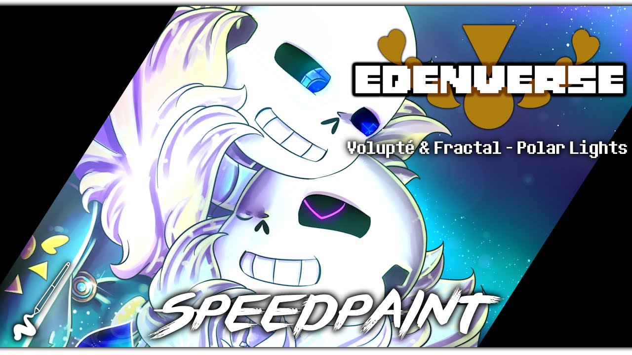 [UNDERTALE EDENVERSE SPEEDPAINT BONUS] ~ Volupté and Fractal ~ Polar ...