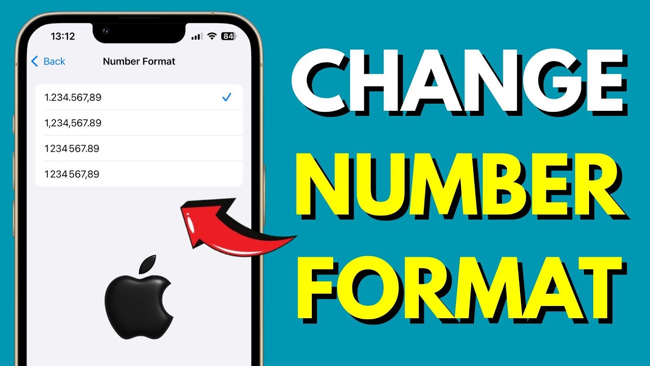 How to Change Number Format on iPhone - YouTube