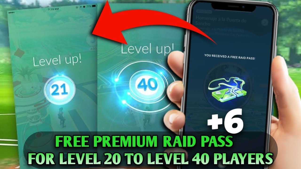 Free 6 Premium Raid Passes in Pokemon Go | How to get 6 free raid pass ...