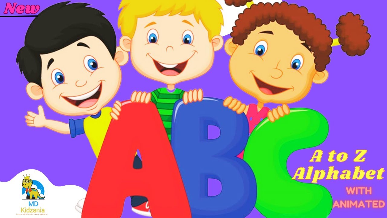 A to Z Alphabet word with Animation for kids| Alphabet name with ...