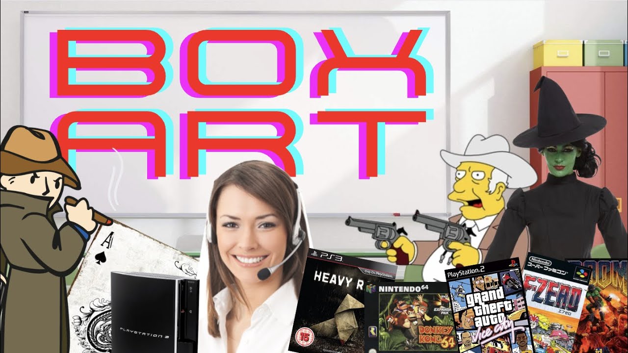 Video Game Box Art- Part 1 - YouTube