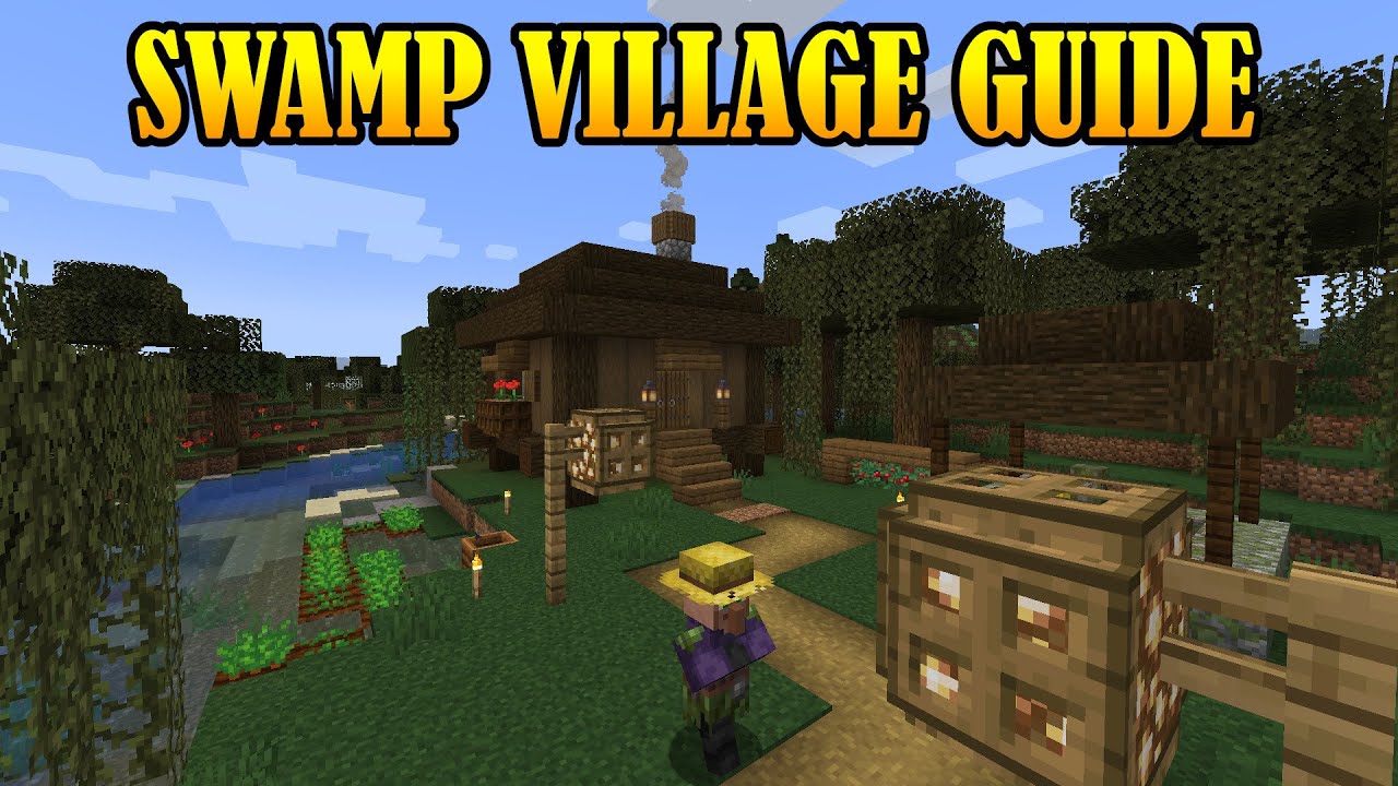 How To Start A Swamp Village in Minecraft (1.17+) - YouTube