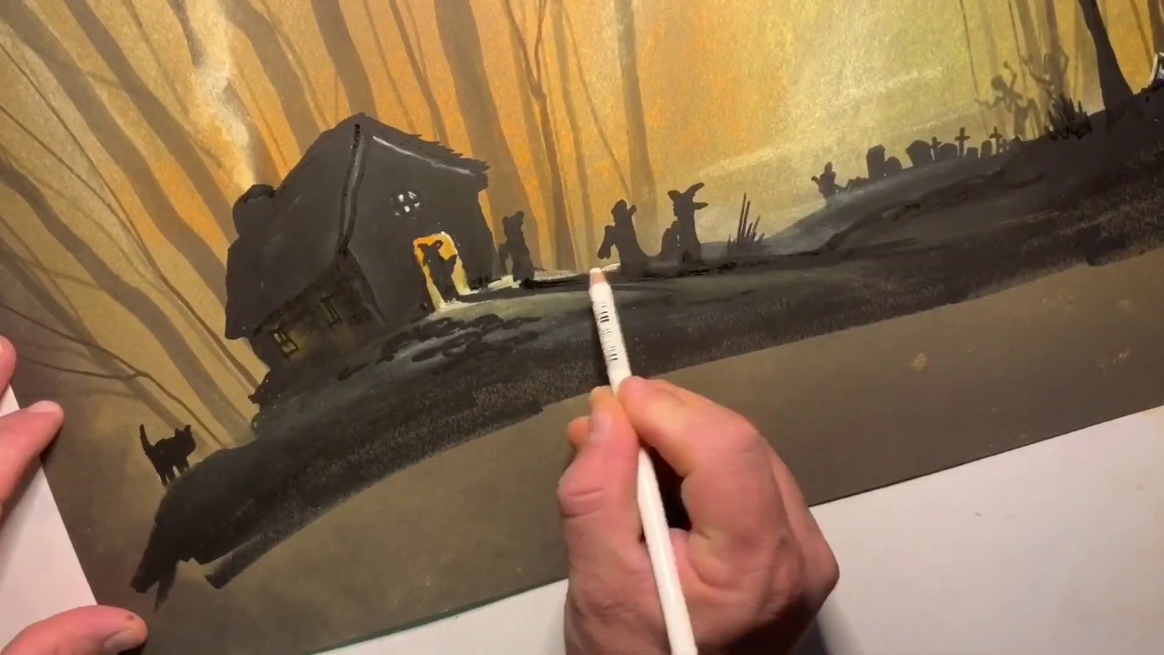 CHALK IT UP - Time Lapse Tutorials - Halloween 19 S1 - YouTube