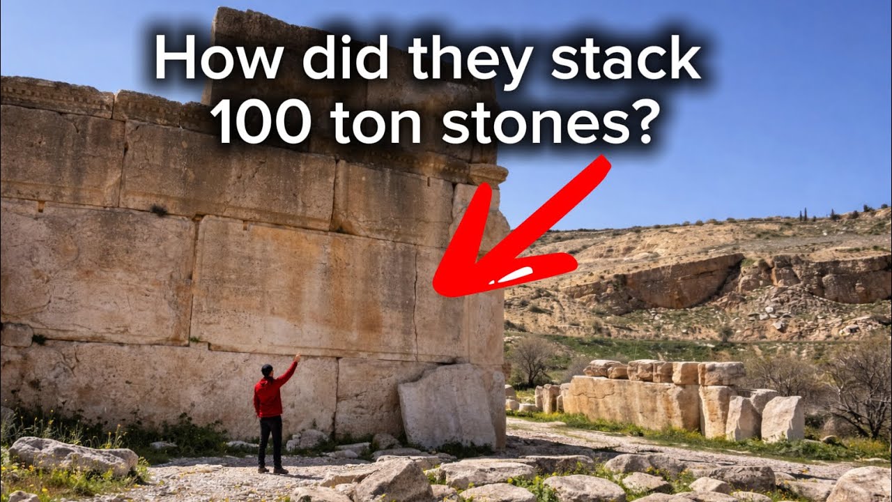 They moved 100 ton stones 2000 years ago….. none knows who did it ...