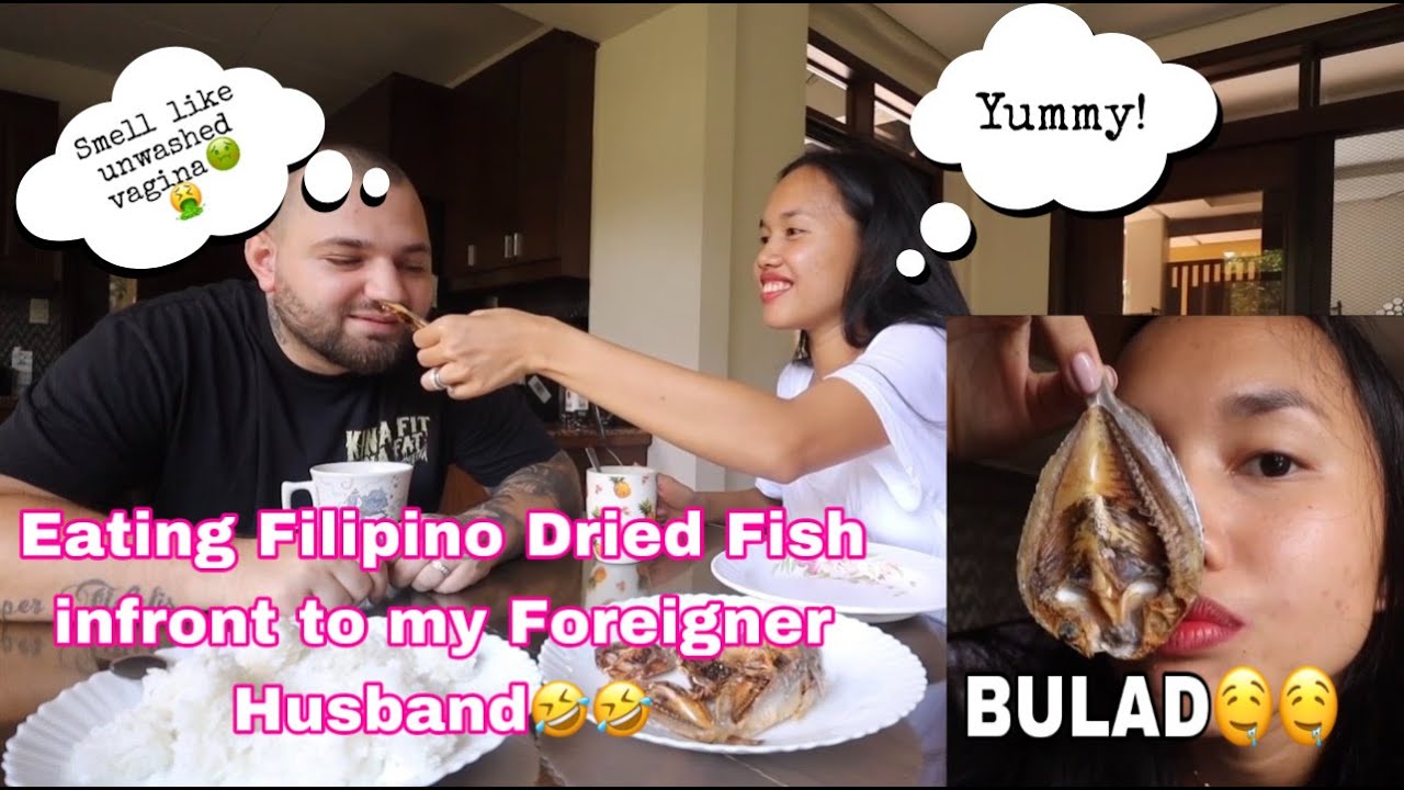 Eating Filipino Bulad(DRIED FISH) infront of My Foreigner Husband😋🤤 Did ...