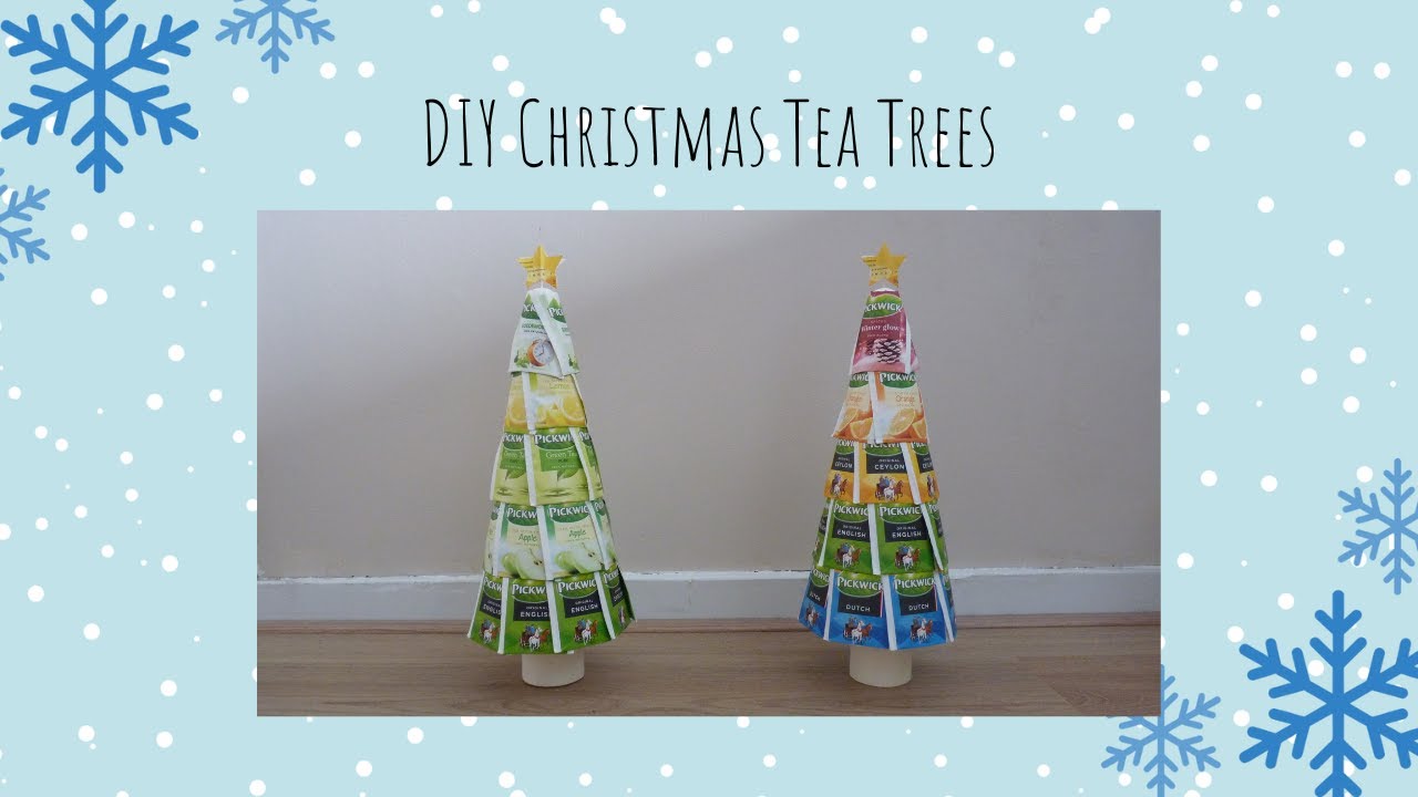 DIY Christmas Tea Trees - YouTube