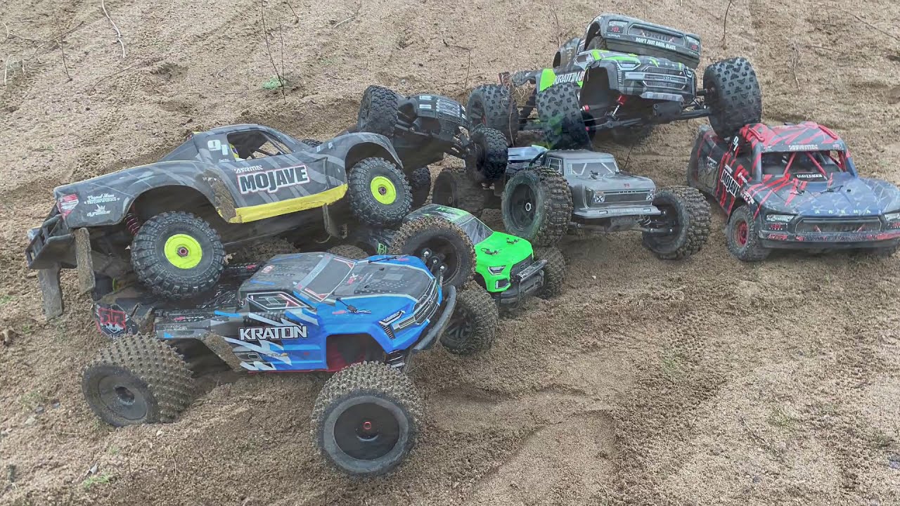 Arrma RC bashing - YouTube