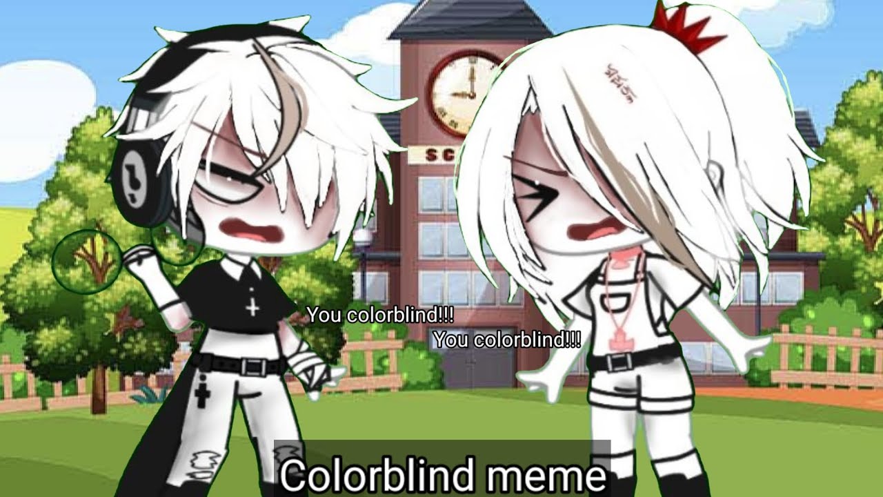 Colorblind meme|Strange fpe au|⚠Strange au ship⚠|(Not really)| - YouTube