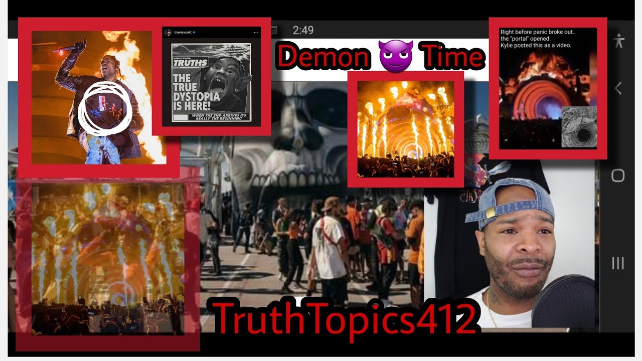 (Travis Scott) open the portal to Hell 🔥🔥🔥symbolism,satanism..cult ...