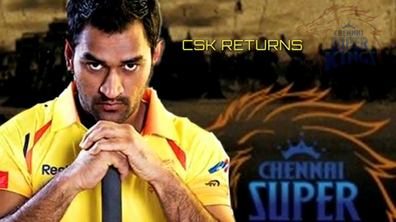 Csk Returns | MS Dhoni Motion Poster | IPL 2018 | Boys Are Back | - YouTube