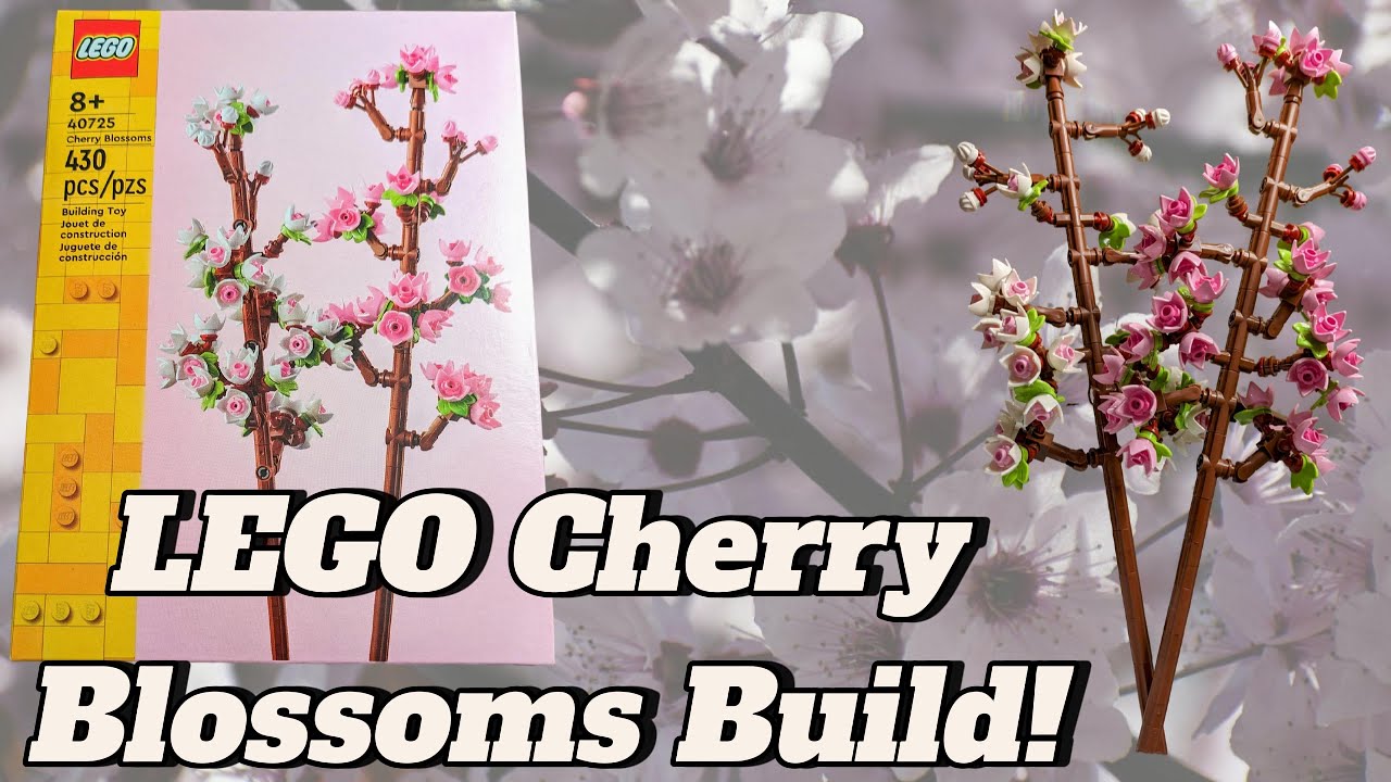 LEGO | Cherry Blossoms Build Timelapse - YouTube