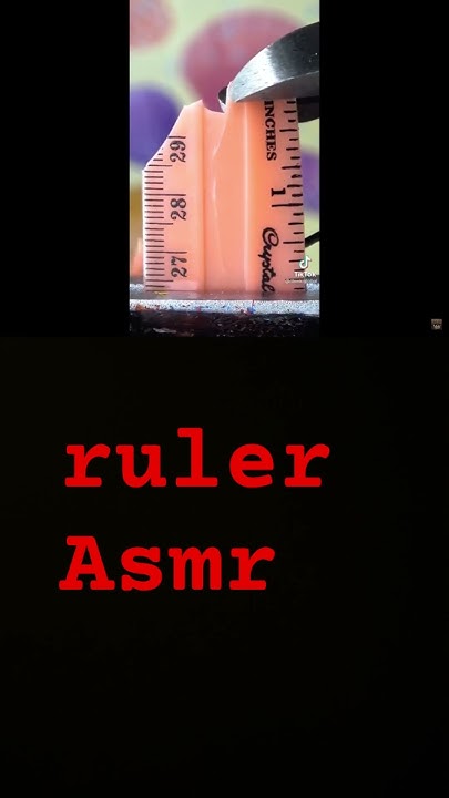 Ruler asmr - YouTube