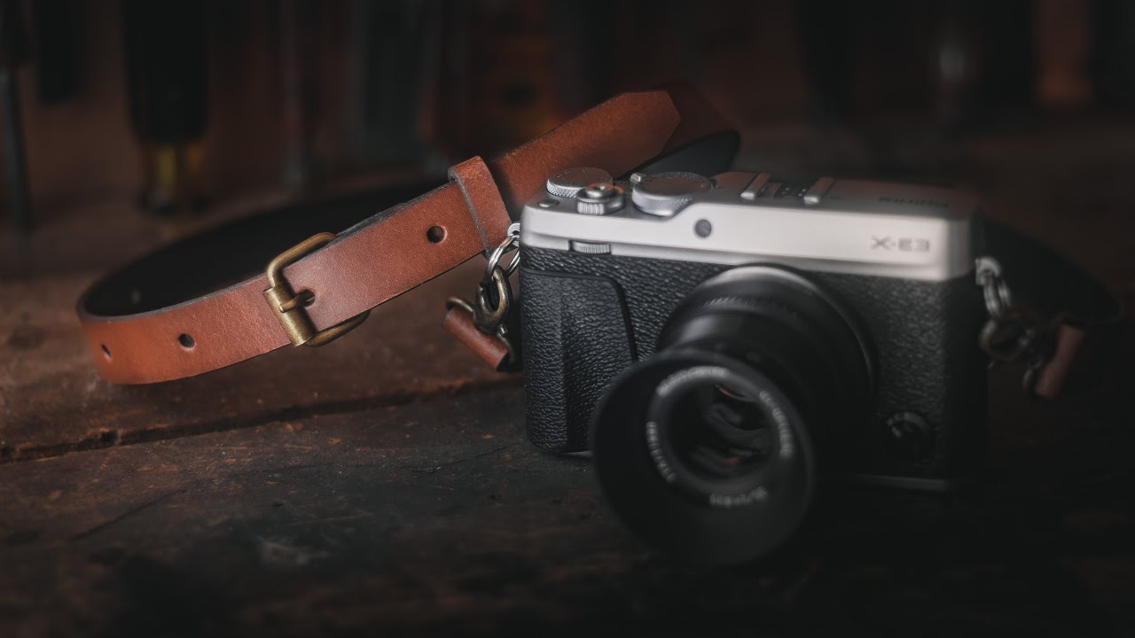 Making a Camera Strap from French Vachetta | Quick Release | ASMR - YouTube