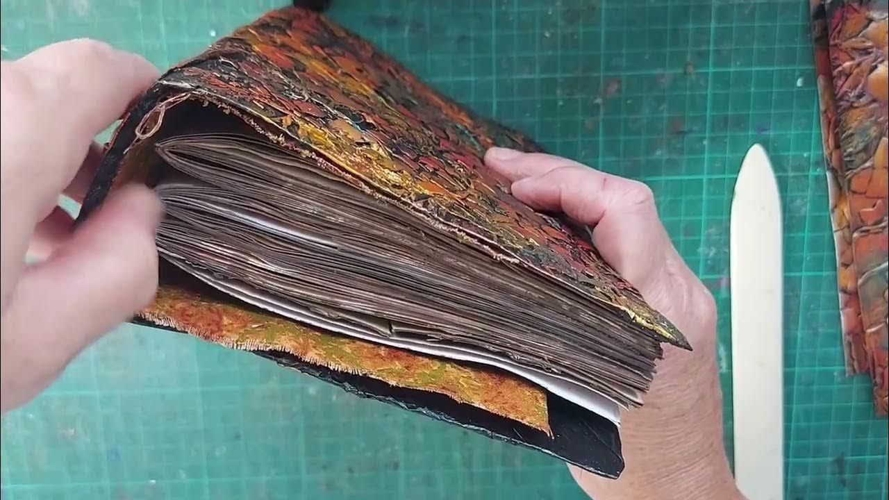 Hidden spine junk journal tutorial. - YouTube