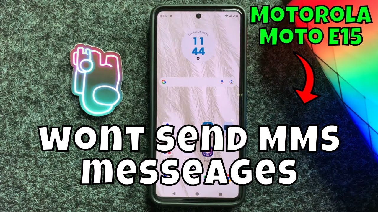 How to fix Motorola Moto E15 wont send MMS messeages - YouTube