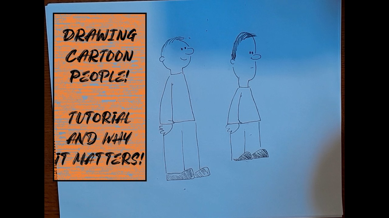 Become A Drawrtist! Episode 1: Cartoon People Tutorial - YouTube