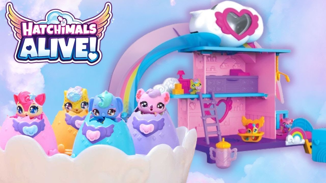 HATCHIMALS ALIVE! Satisfying Unboxing (ASMR) Hatchi-Nursery Playset ...