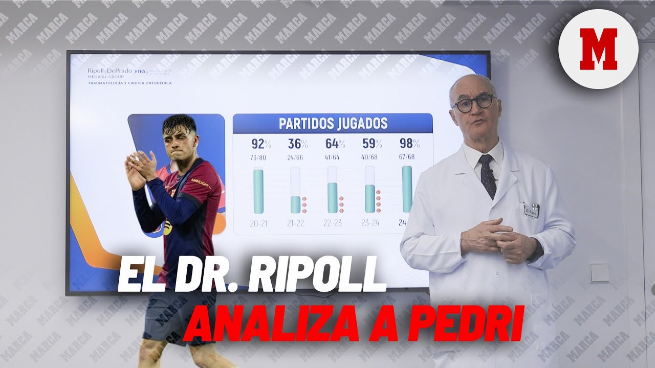 El doctor Ripoll analiza la resurreación física de Pedri I MARCA - YouTube