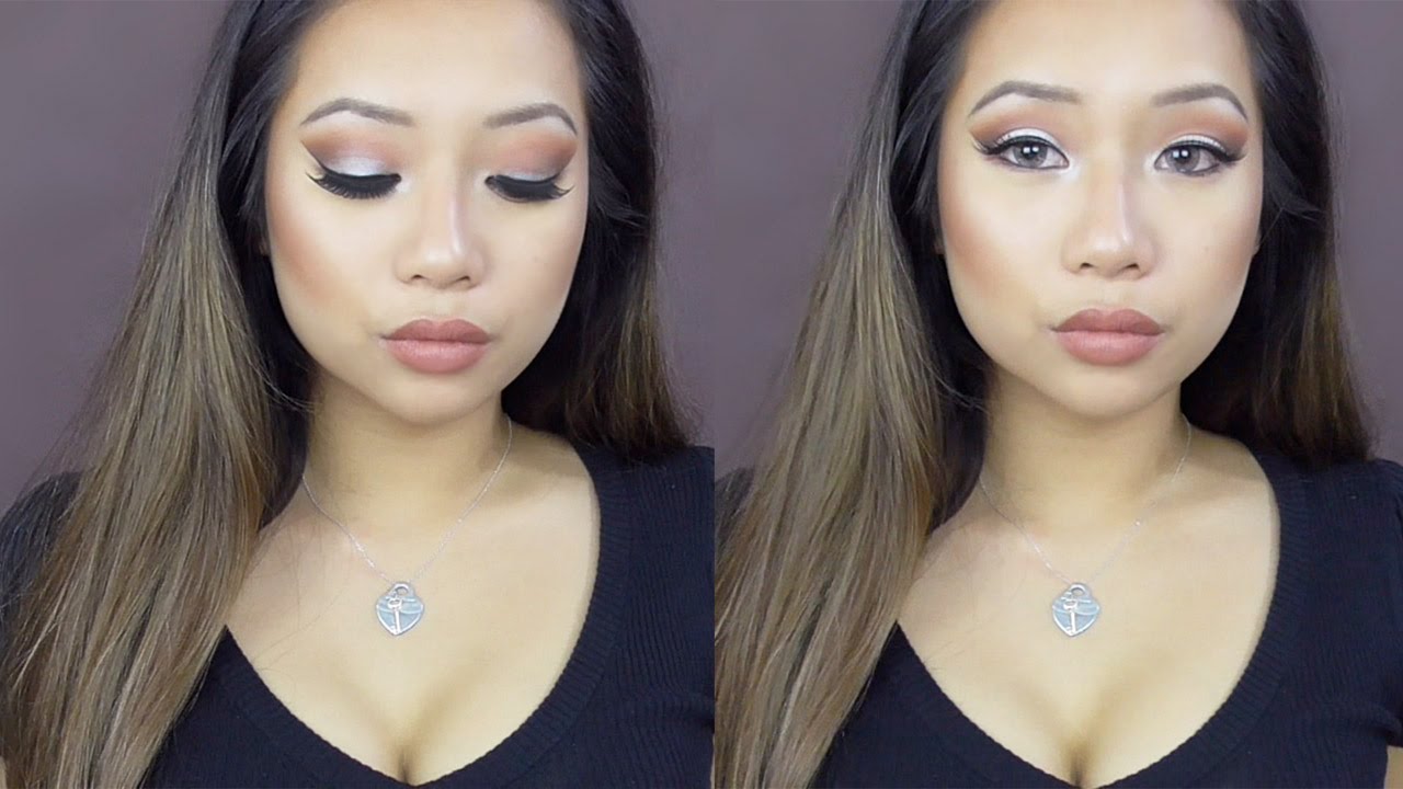 Ebay Neutral Mattes Palette Tutorial - Night Out Glam ♡ - YouTube