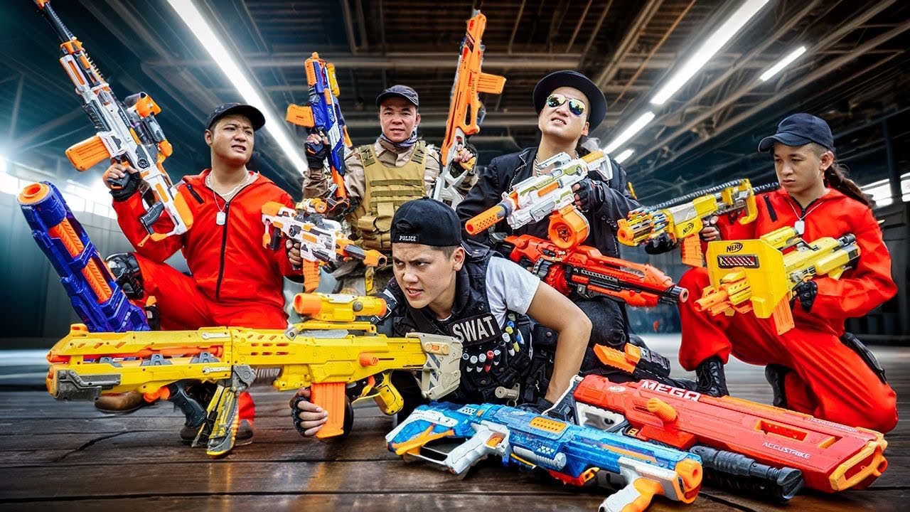 LTT Game Nerf War : Nerf Guns Hero Showdown SEAL X Can They Beat The ...